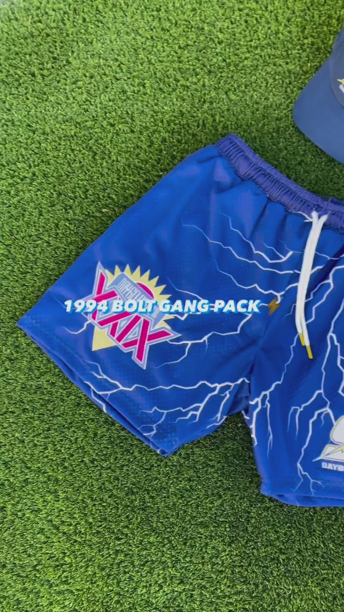 1994 BOLT GANG SPAPBACK (CREAM/POWDER BLUE) – Good Kids Nasty City